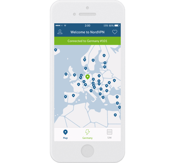 Scarica la nostra app VPN per iOS! | NordVPN