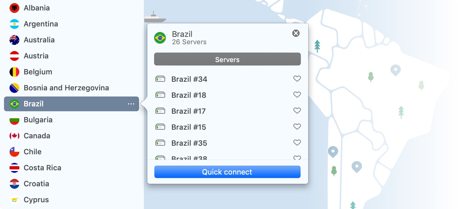 Melhor e mais rápida VPN para Brasil | NordVPN
